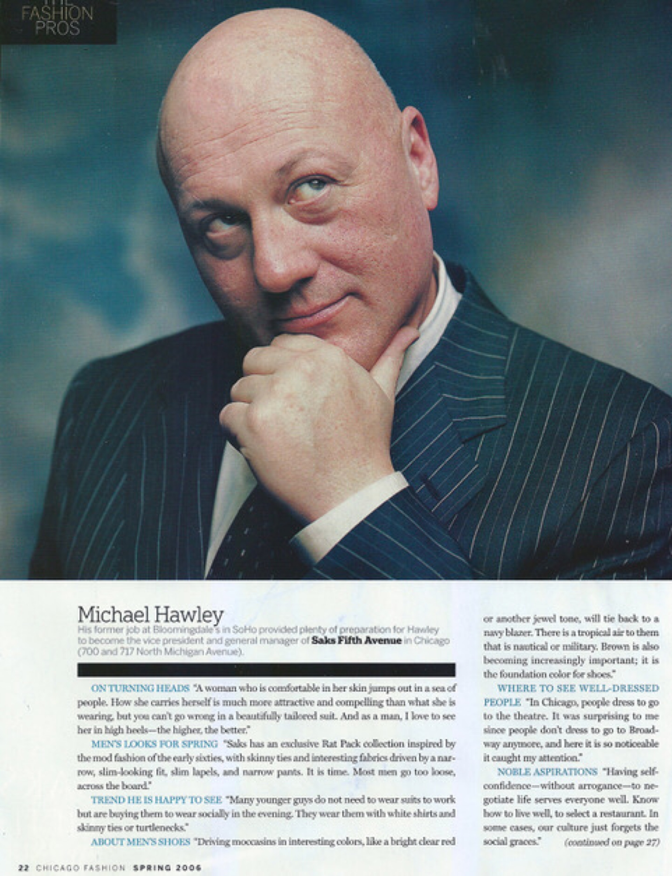 PROFILE: MICHAEL R. HAWLEY